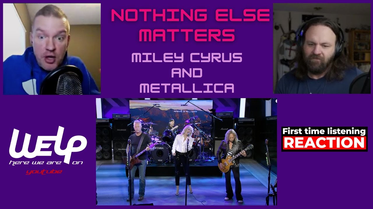 Miley Cyrus + Metallica - Nothing Else Matters | REACTION - YouTube