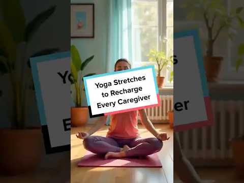 Feeling overwhelmed as a caregiver? Discover simple yoga stretches that ...