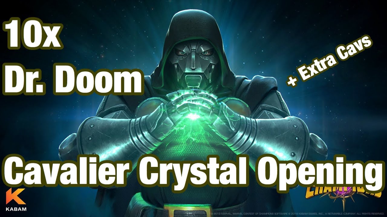 10x Dr. Doom Cavaliers + Normal Cav Crystals | MCOC - YouTube