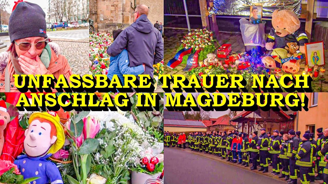 [UNFASSBARE TRAUER NACH ANSCHLAG IN MAGDEBURG] ABSCHIED VON ANDRÉ (9 ...