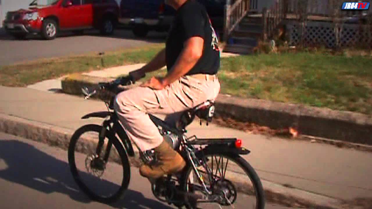 Steve Reichert - FTS 50 Motorized Bicycle 2011 - YouTube