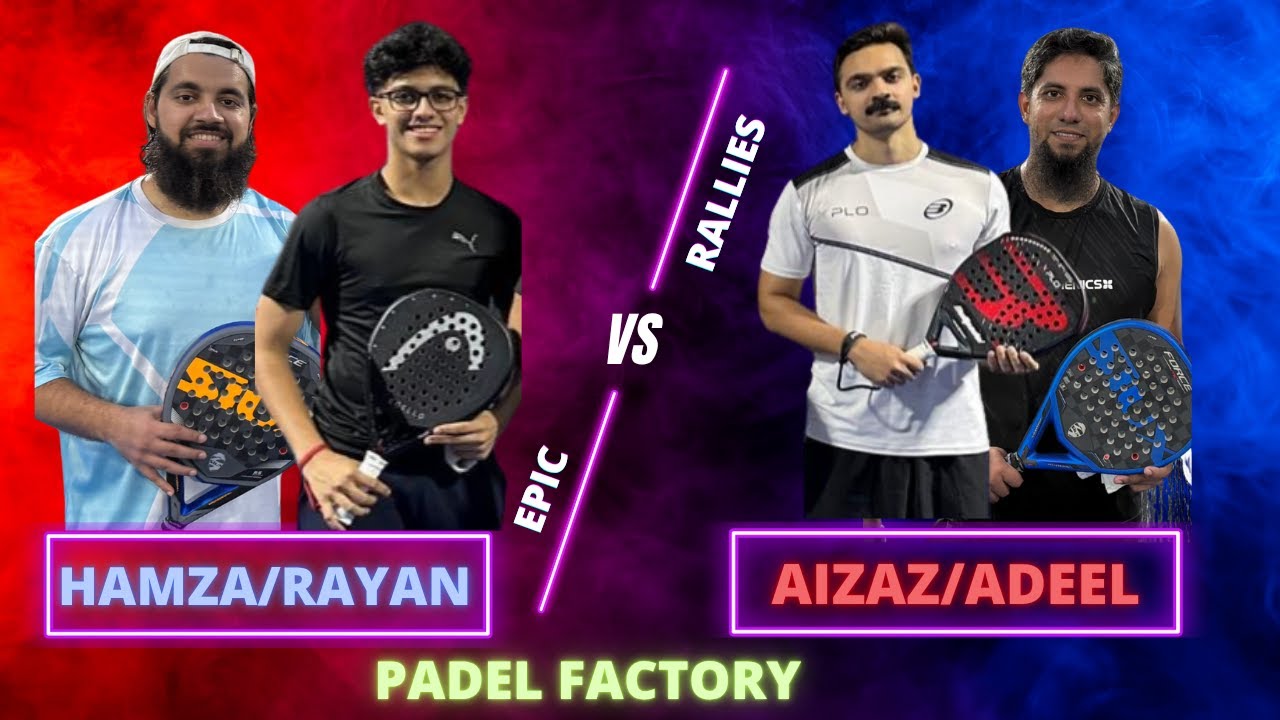 Padel Factory - Hamza/Rayan vs Aizaz/Adeel - YouTube