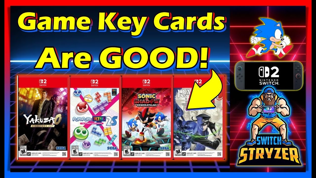 Why Switch 2 Game Key Cards are a GOOD thing! Actually, WATCH the video ...