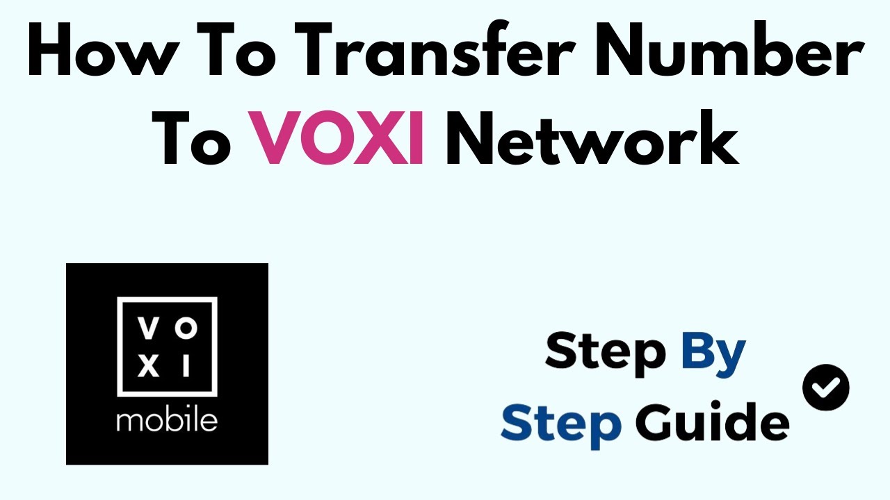 How To Transfer Number To VOXI Network - YouTube