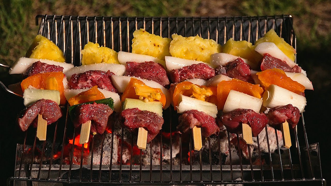 [Korean street food] How to make Sotteok Sotteok Recipe ｜ Grilled beef ...