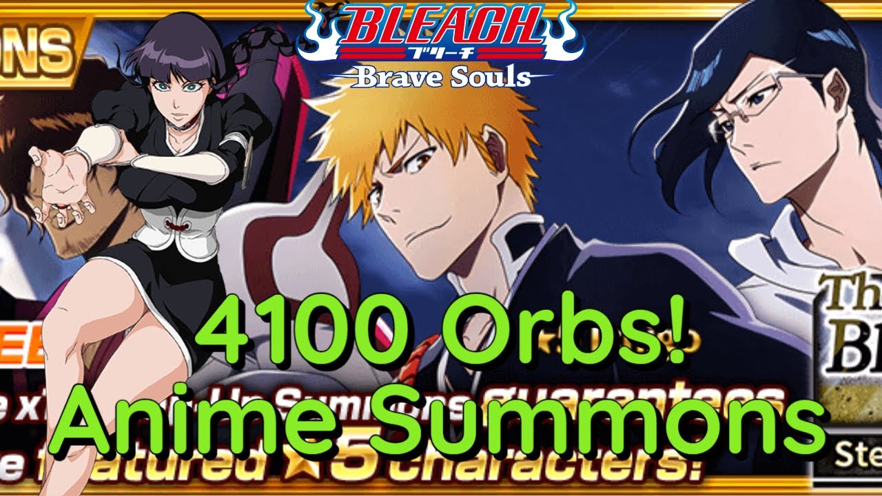 4100 orbs for TYBW Concord Step-up Summons | Bleach Brave Souls - YouTube