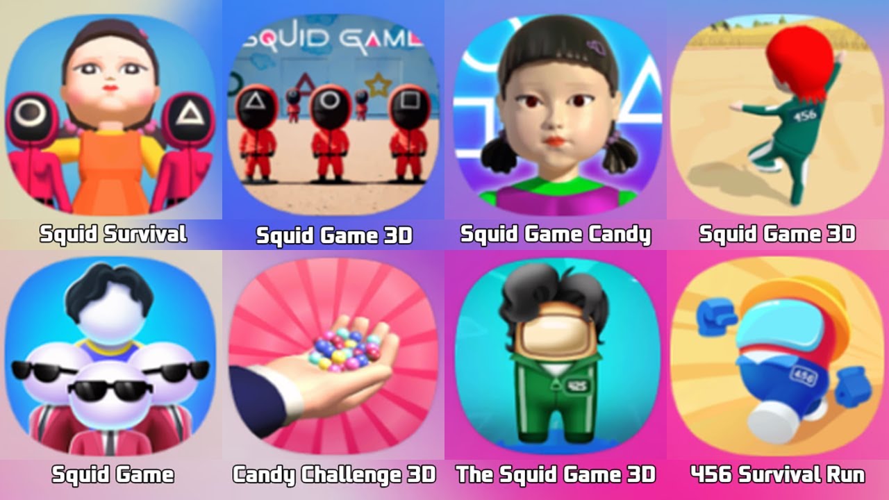 Squid Survival Challenge, Squid Game 3D, Candy Challenge 3D, Squid ...