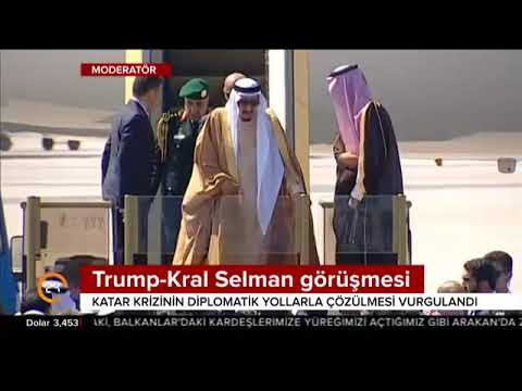 Trump-Kral Selman görüşmesi