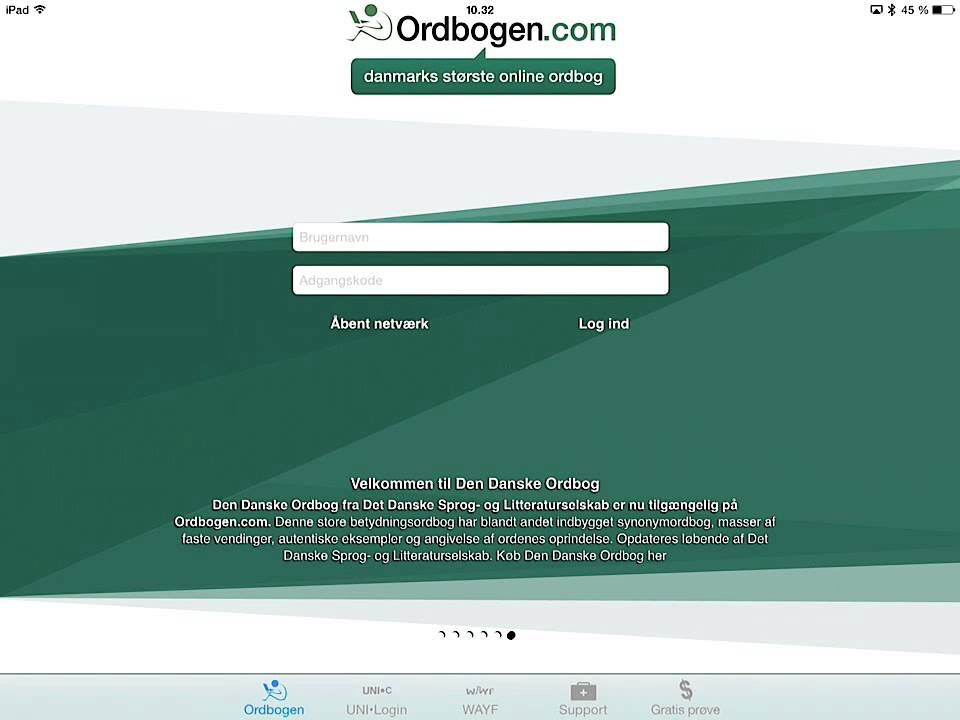 Ordbogen online login - YouTube