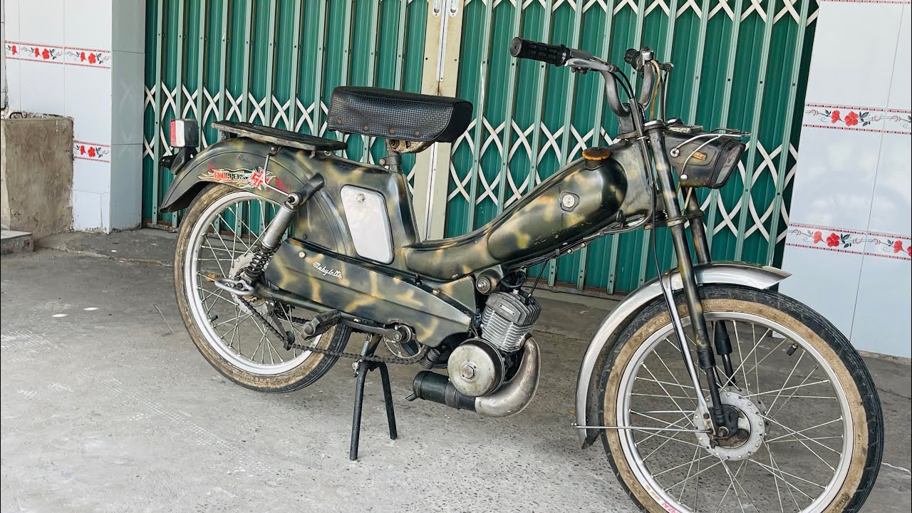 Xe Mobylette cổ máy rút chạy bao tê (12/11/2023) - YouTube