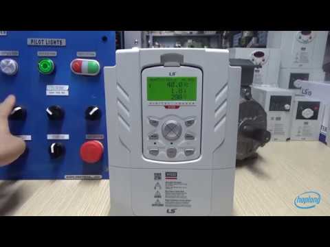 Hướng dẫn cài đặt biến tần LS H100 điều khiển các cấp tốc độ - YouTube