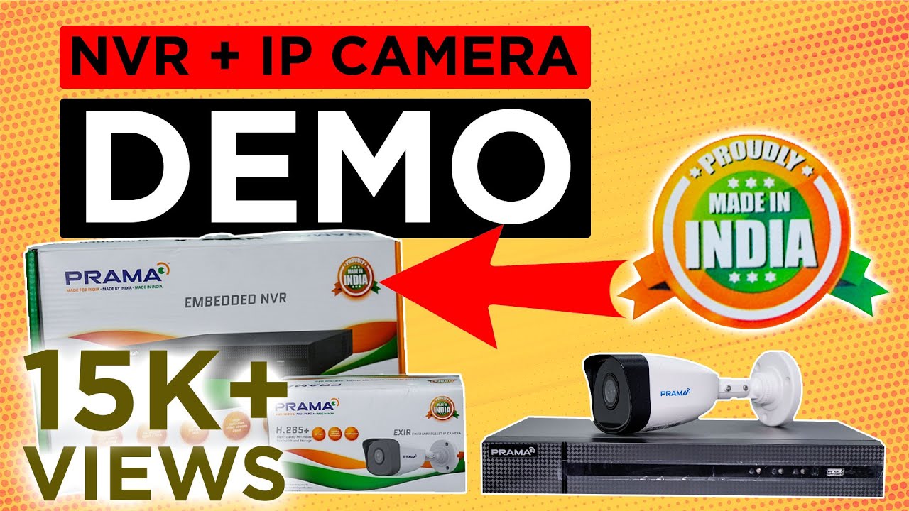 PRAMA NVR + IP Camera Setup and footage | 5 year warranty - YouTube