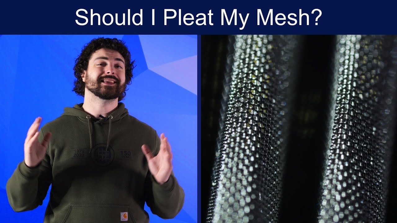 The Pros and Cons of Pleated Wire Mesh - YouTube
