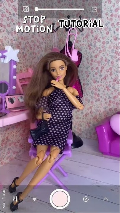 Small Barbie Doll Stop Motion Tutorial💜 Barbie Shorts Stopmotion Youtube