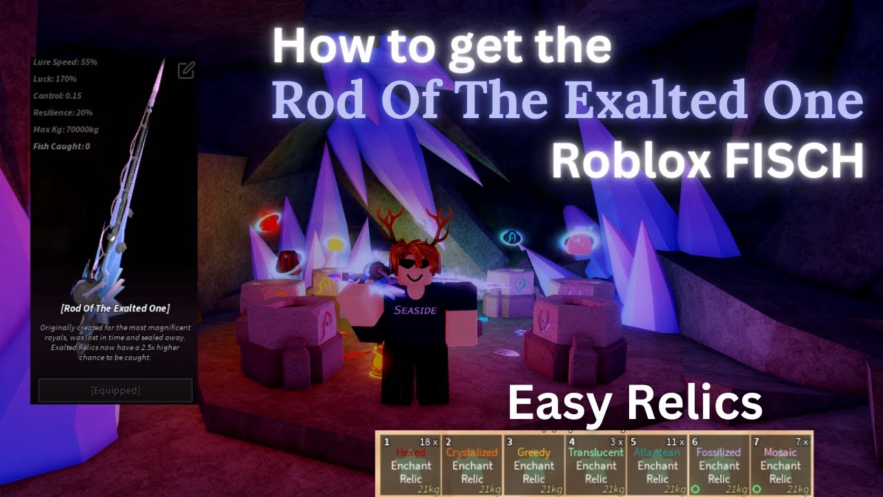 How EASILY Rod Of The Exalted One in Roblox FISCH - YouTube