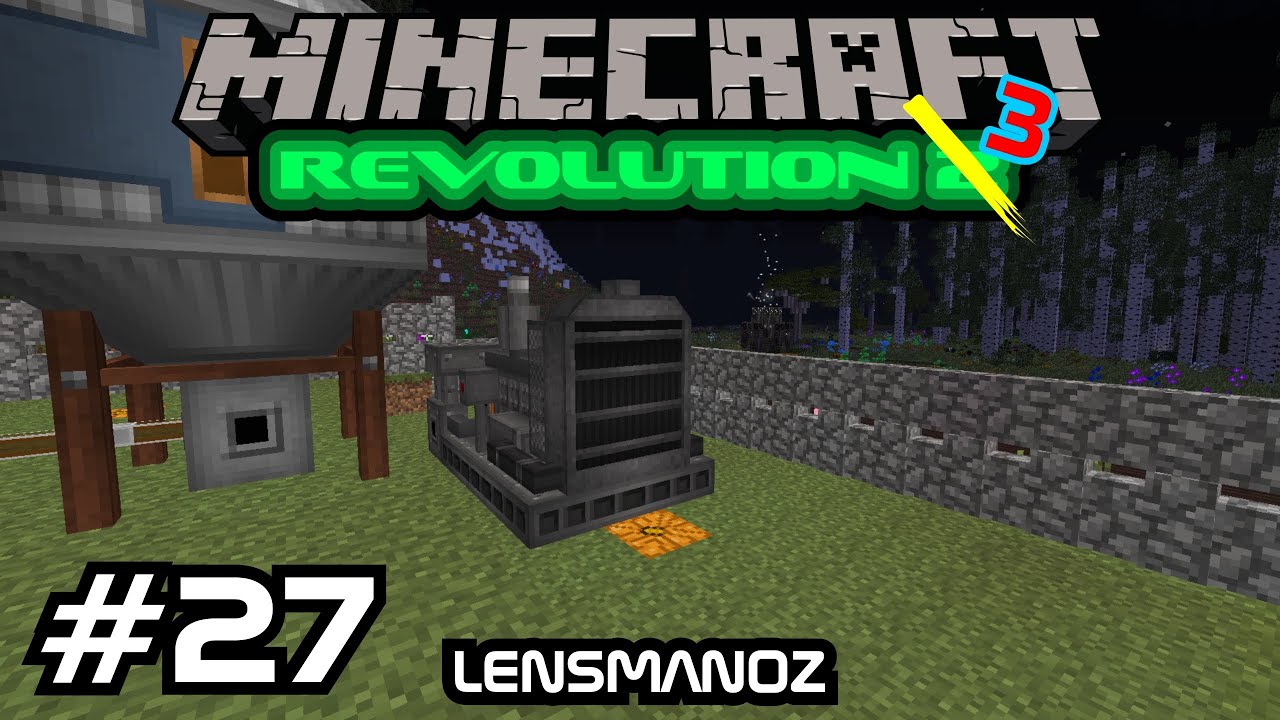 Minecraft - Revolution 3 - Ep 27 - Mining World and Diesel Generator ...