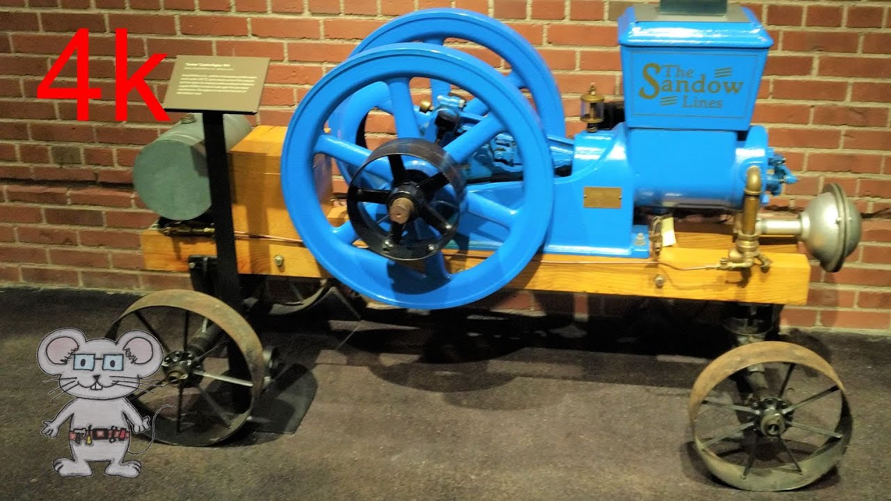 'Sandow' Gasoline Engine, 1914 in 4k - YouTube