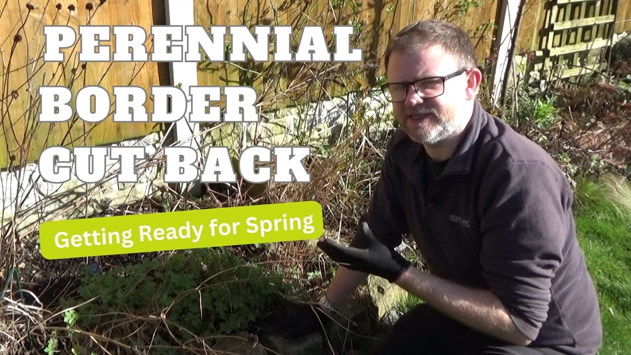 Cutting Back Perennials | Perennial Border Maintenance | Spring ...