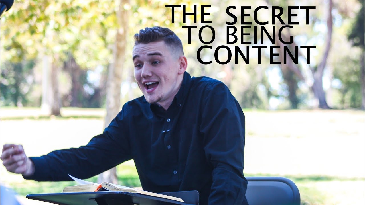 "The Secret to Being Content" - Caleb Cohen - YouTube