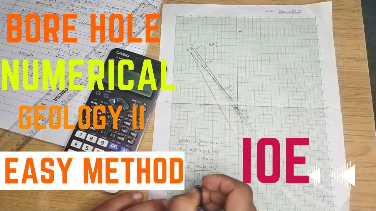 BORE HOLE Numerical | GEOLOGY II | IOE | TU | easy method | - YouTube