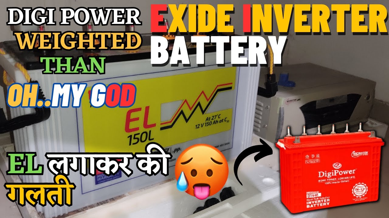 Microtek Digi Power Inverter Battery Weighted than Exide Inverter ...