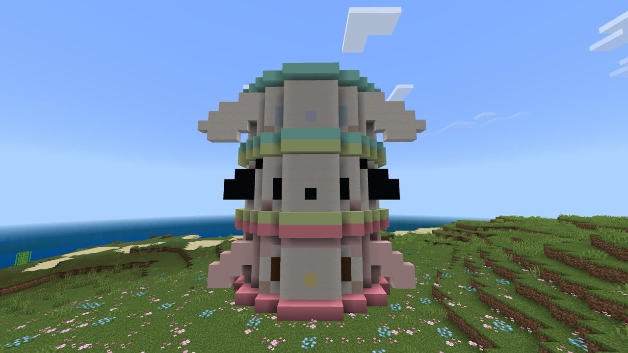 Sanrio hotel 🩷💚🩵 (minecraft) tutorial - YouTube