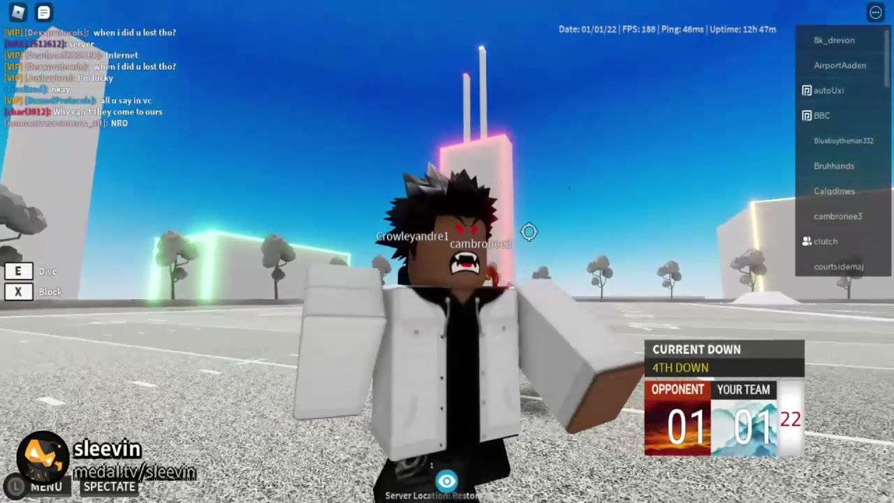 Off the leash (Auto 3s Football and Football Fusion Roblox Montage ...