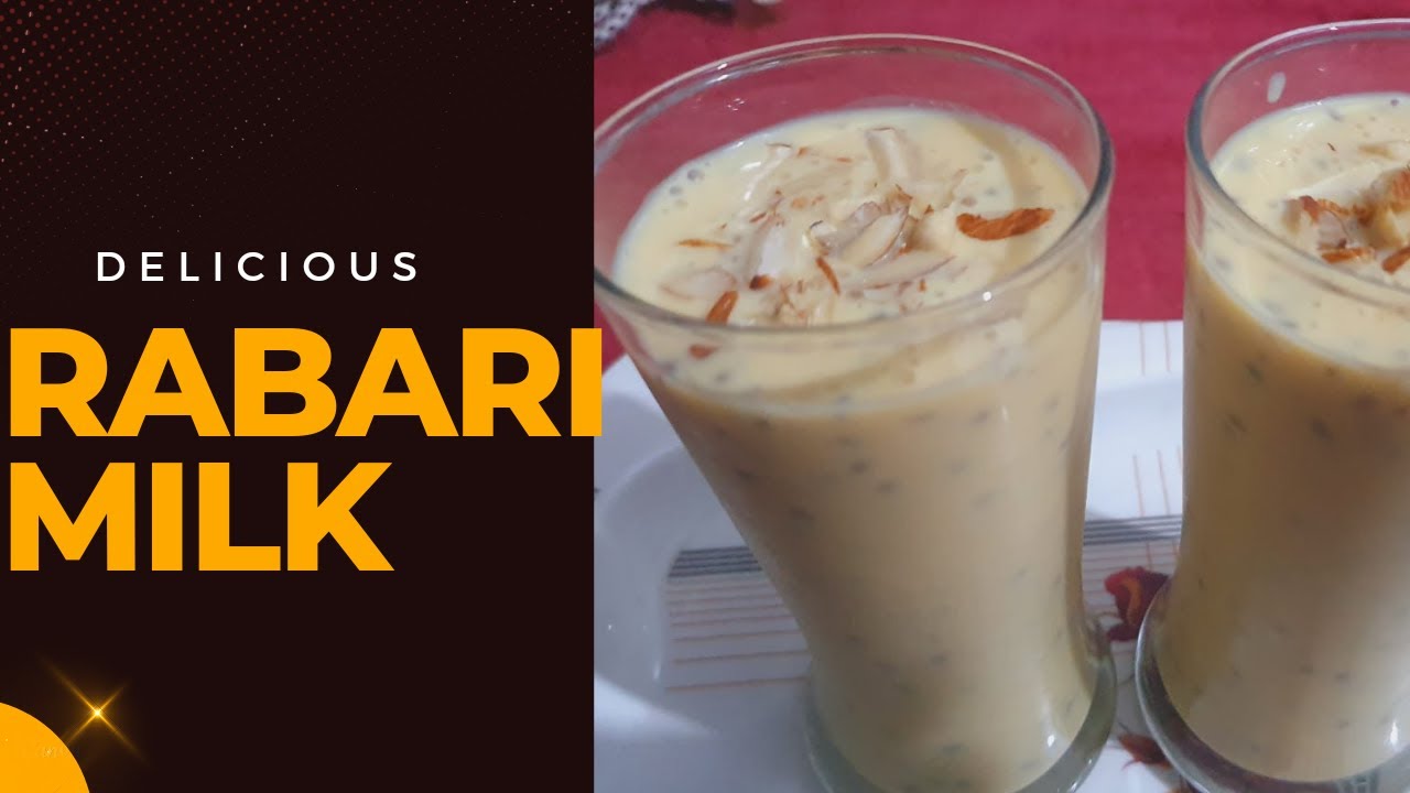 RAMZAN SPECIAL RABRI MILK ||Quick &easy ||by sweety & salty kitchen ...