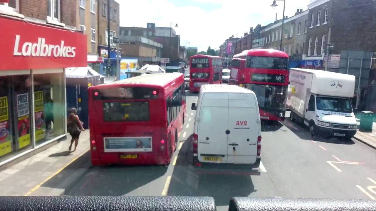 Przejazd londyńskim autobusem Linia 279 - London Bus Ride Route 279 ...