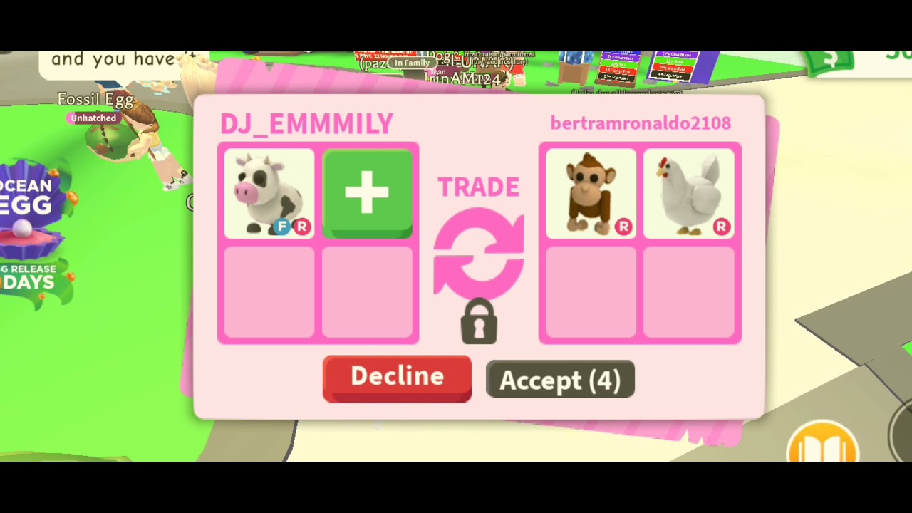 What people trade for Fly Ride Cow Adopt Me! - YouTube