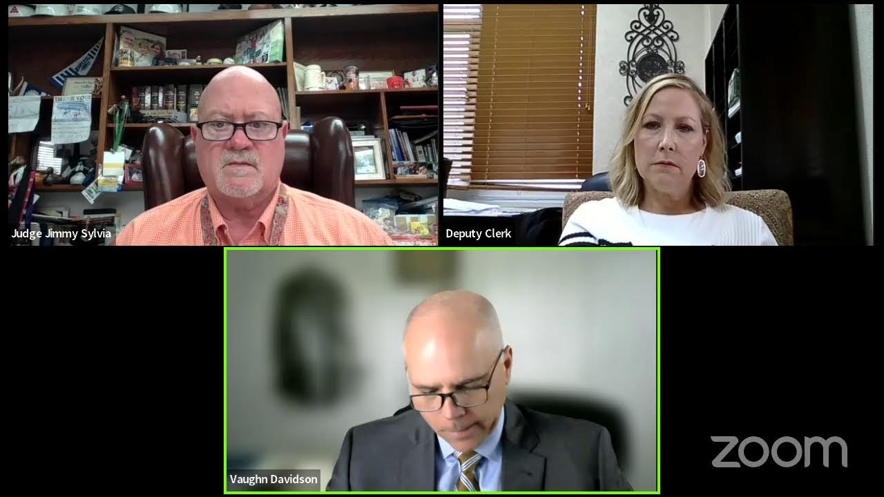 Chambers County Probate Court (Judge Jimmy Sylvia) - YouTube