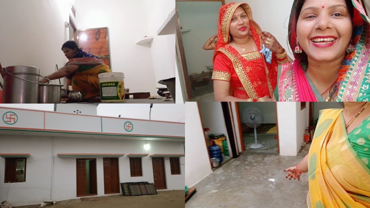 kitchen cleaning 🧹 and 🏠 home tour saree blog video share ...