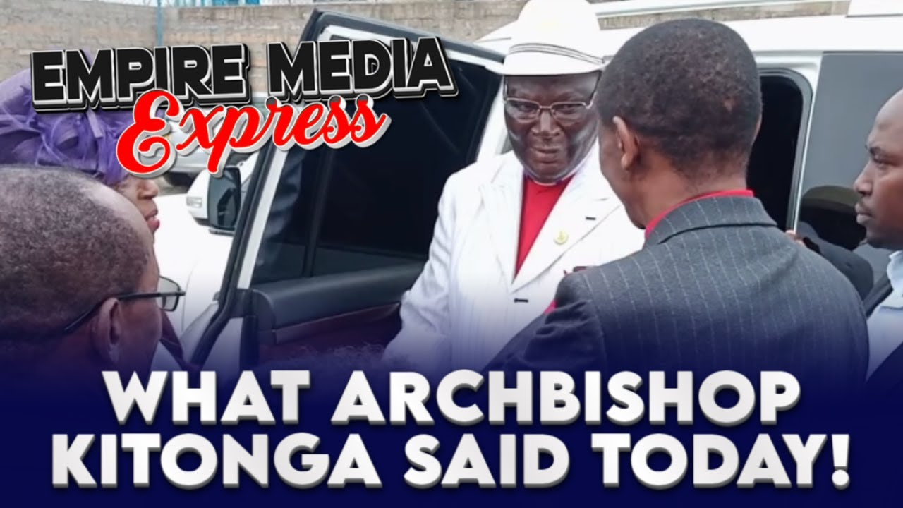 The Advise Archbishop Kitonga gave, concerning End Time! As Bishop ...