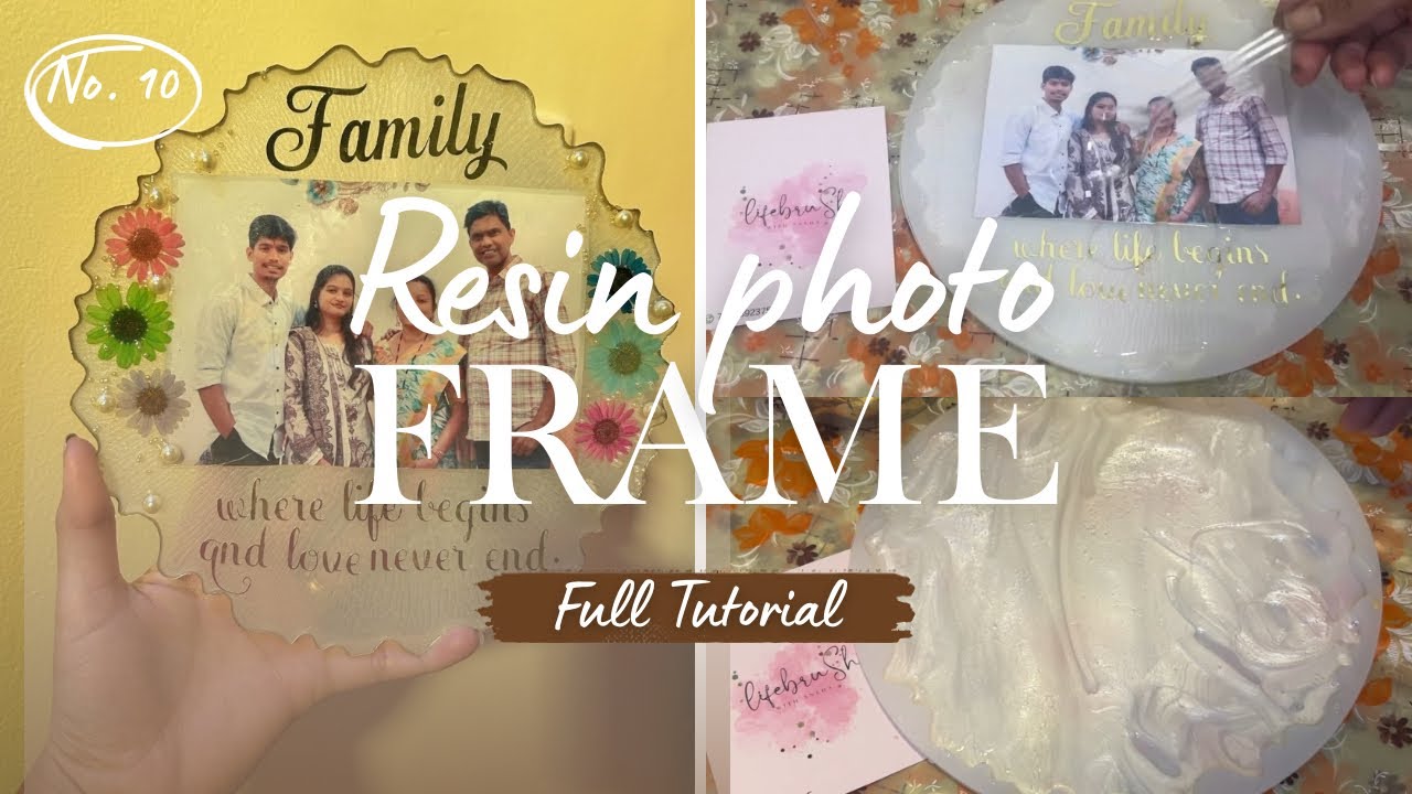 Learn how to make Resin Photo Frame step by step 🤩 - YouTube
