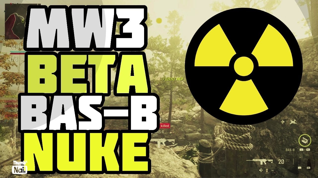 MW3 BETA NUKE | BAS-B BATTLE RIFLE MGB | Modern Warfare 3 Beta Gameplay ...