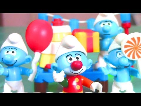Mega Bloks the Smurfs les Schtroumpfs Smurfs Celebration