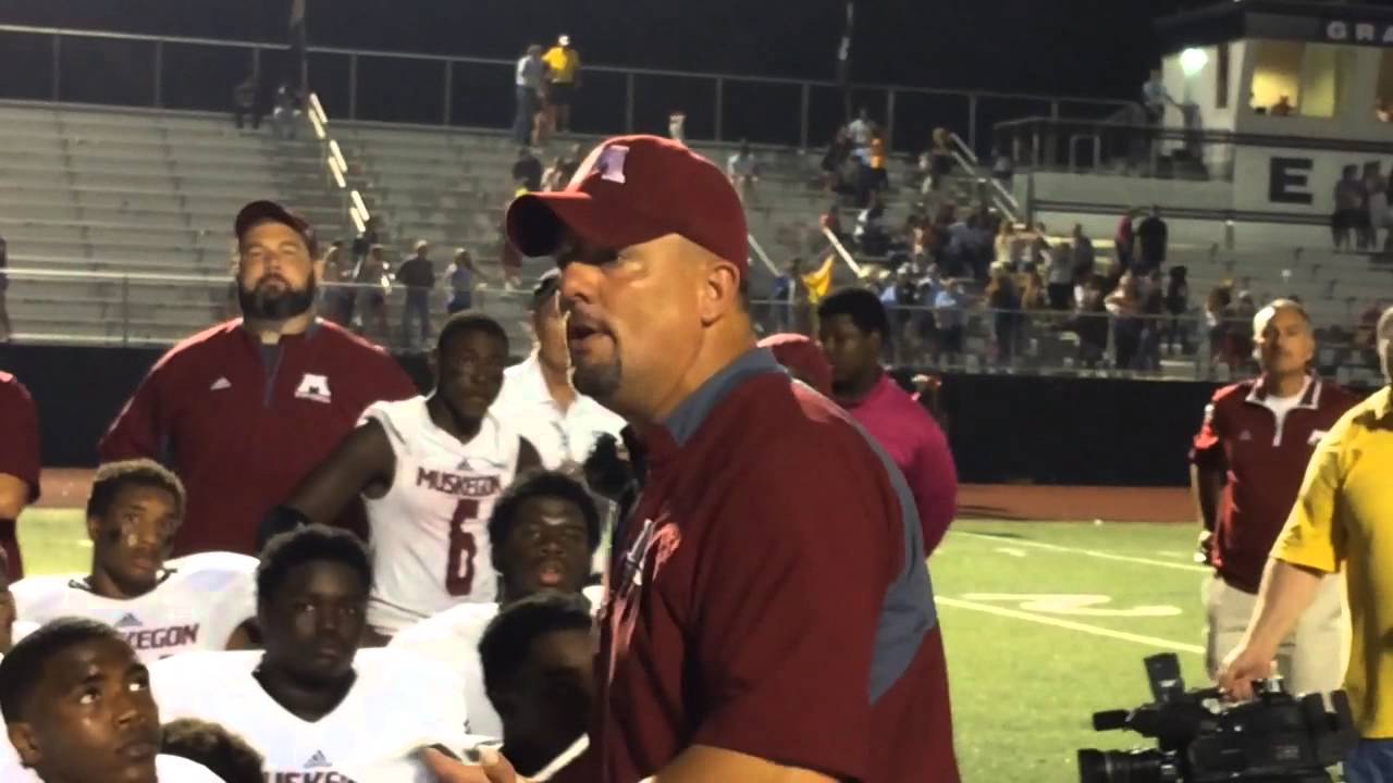 Muskegon coach Shane Fairfield - YouTube