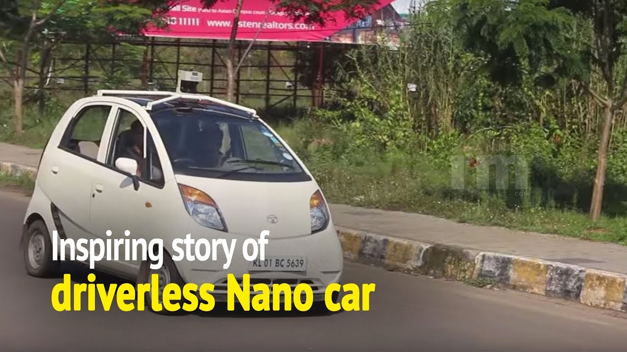Inspiring story of driverless Nano car - YouTube