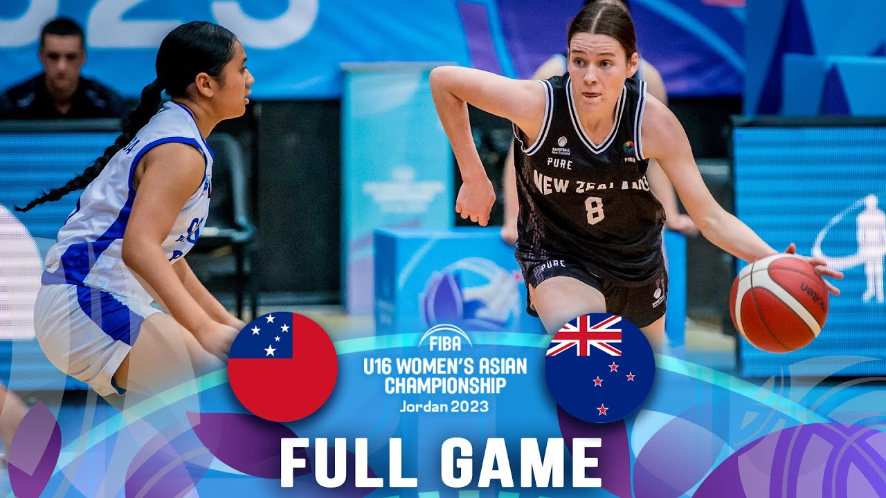 Samoa v New Zealand | Full Basketball Game | FIBA U16 Women's Asian ...
