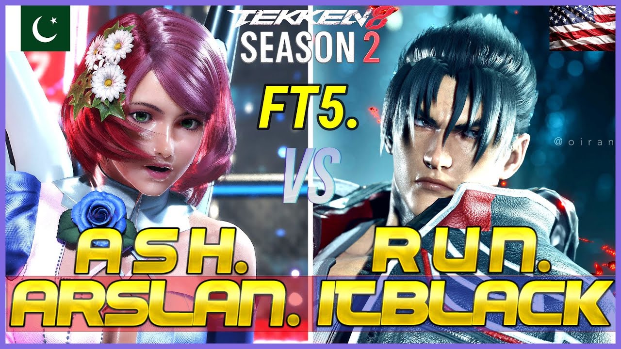Tekken 8 Arslan Ash (Alisa) Vs RunitBlack (Jin) First To 5 Set! - YouTube
