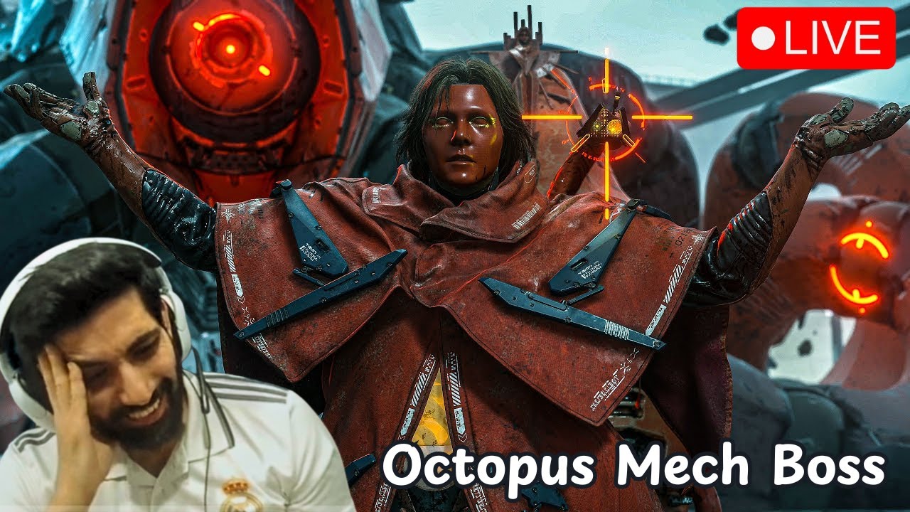 Octopus Mech SECOND BOSS FIGHT LIVE 🤯 || DEATH STRANDING 2 LIVE # ...