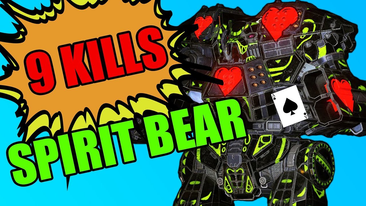 The Ace of Spades - 9 Kills Kodiak Spirit Bear - MechWarrior Online ...