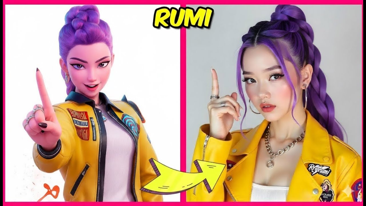 Guess the K Pop Demon Hunters & See Their Real Life Looks! | K Pop ...