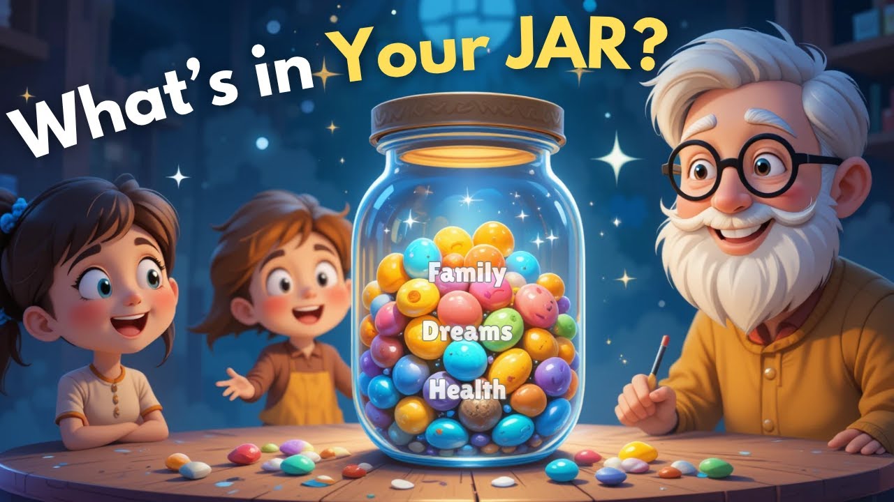 The Empty Jar and the Pebbles | Moral Story for Kids | Life Lesson on ...