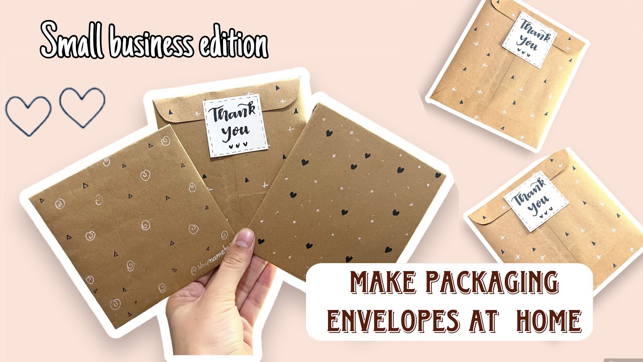 Save Your Money and Make these Aesthetic Packaging Envelopes at Home ...