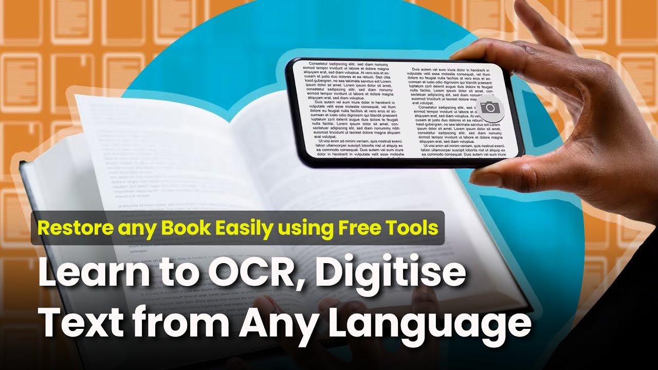 How to OCR Text, Digitise, Restore, and Format Text of Old Books Easily Online in Any Language ...