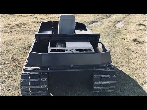 Гусеничный вездеход MDess мини. - YouTube