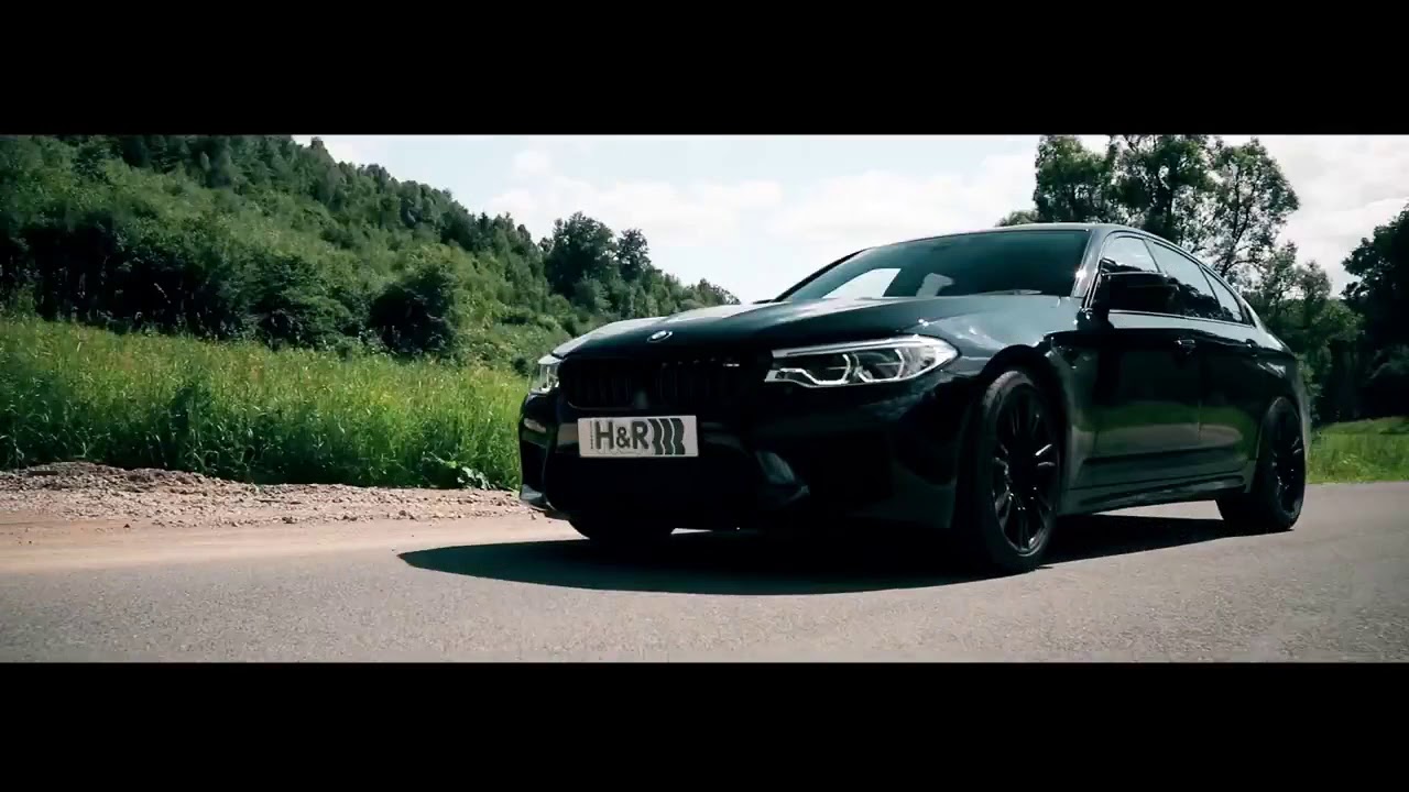 H&R F90 M5 Sport Lowering Springs - YouTube