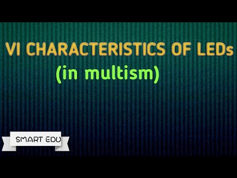 how to perform VI characteristics of led in multism online simulator ...