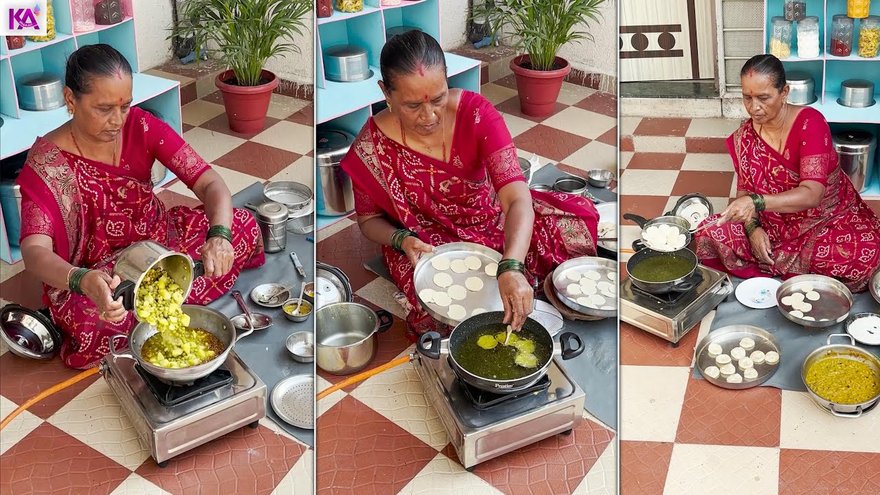 Surat’s Most Famous Aloo Puri - Indian Street Food #foodie #surat # ...